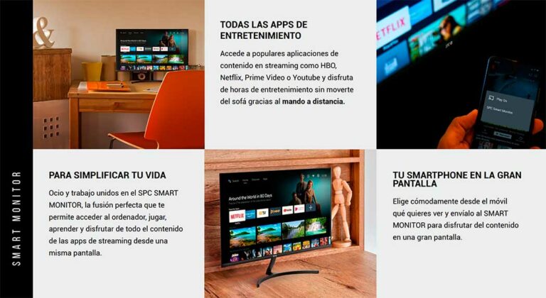 SPC SMART MONITOR: el primer monitor Android 2 en 1 para trabajo y ocio ...